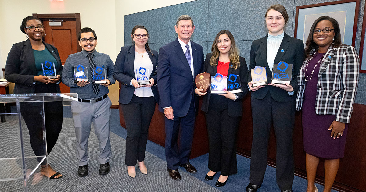 Collegiate DECA chapter prepares members for success in the business ...